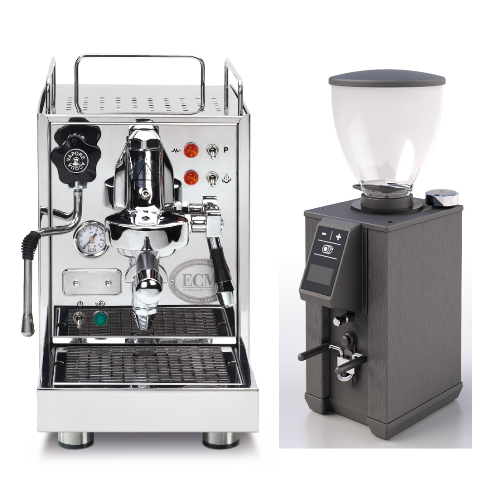 ECM Classika und Macap Leo 55 Satin Black